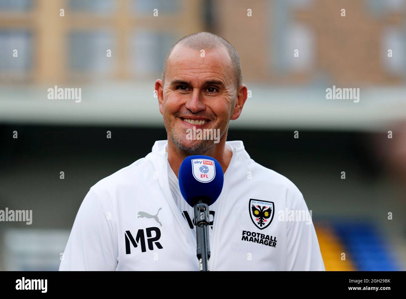 Merton, London, UK. 4th Sep, 2021. EFL Championship football, AFC ...