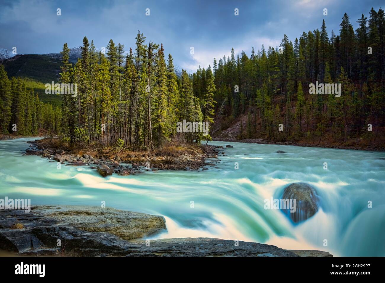 Sunwapta Falls, Jasper National Park, Canada Stock Photo - Alamy