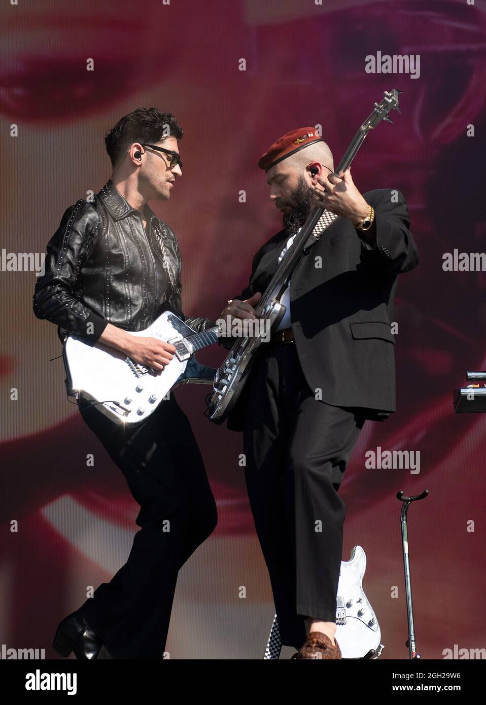 David Macklovitch and Patrick Gemayel of Chromeo performs at the 2021 ...