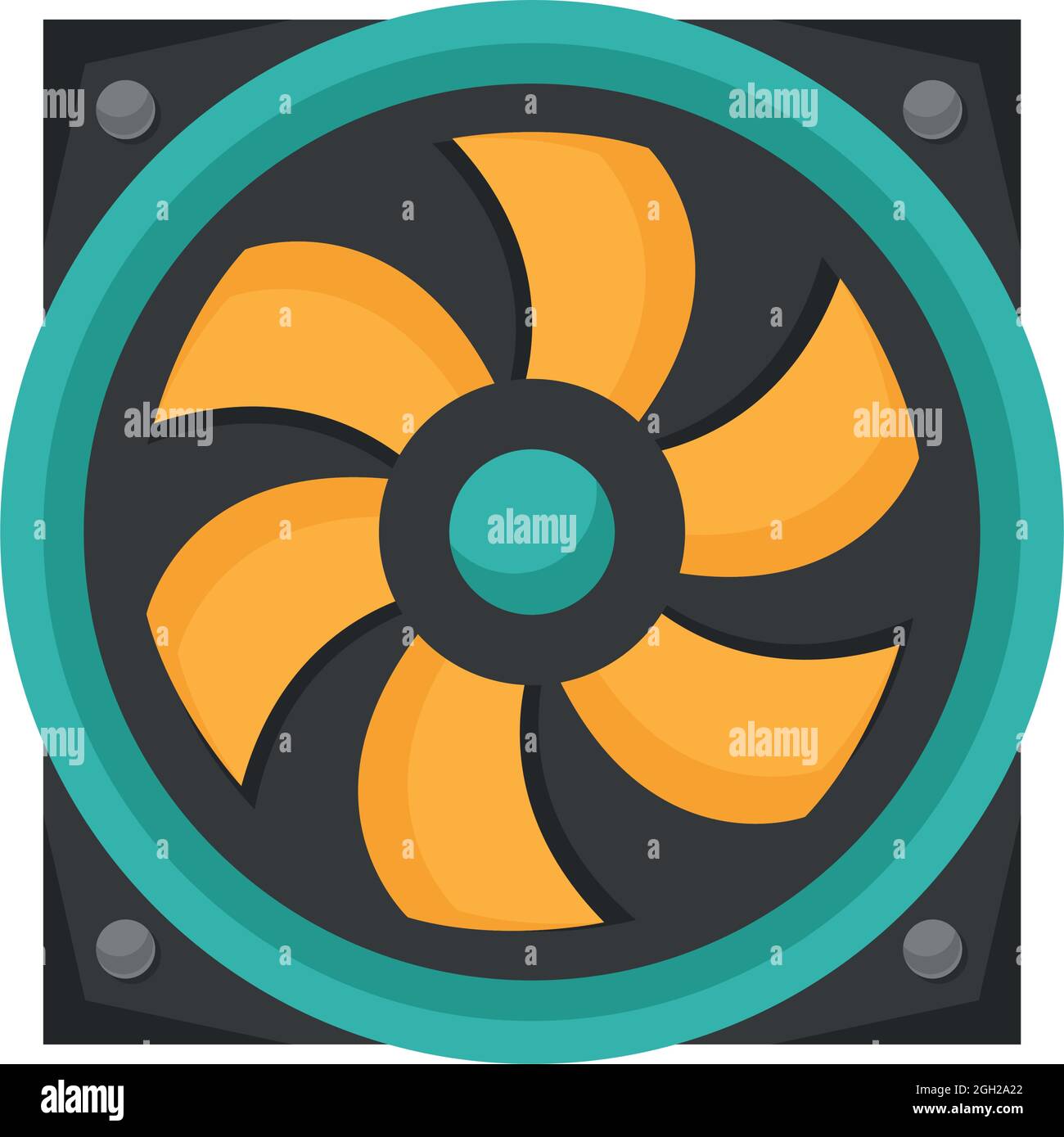 computer gpu fan Stock Vector Image & Art - Alamy