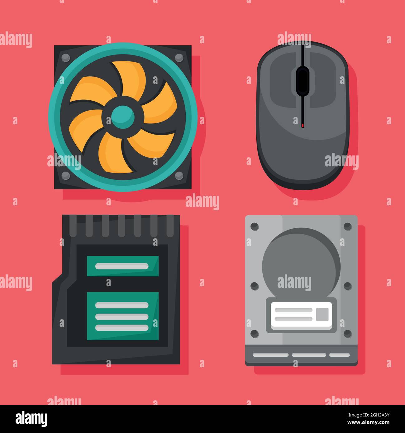 computer system symbol set Stock Vector Image & Art - Alamy