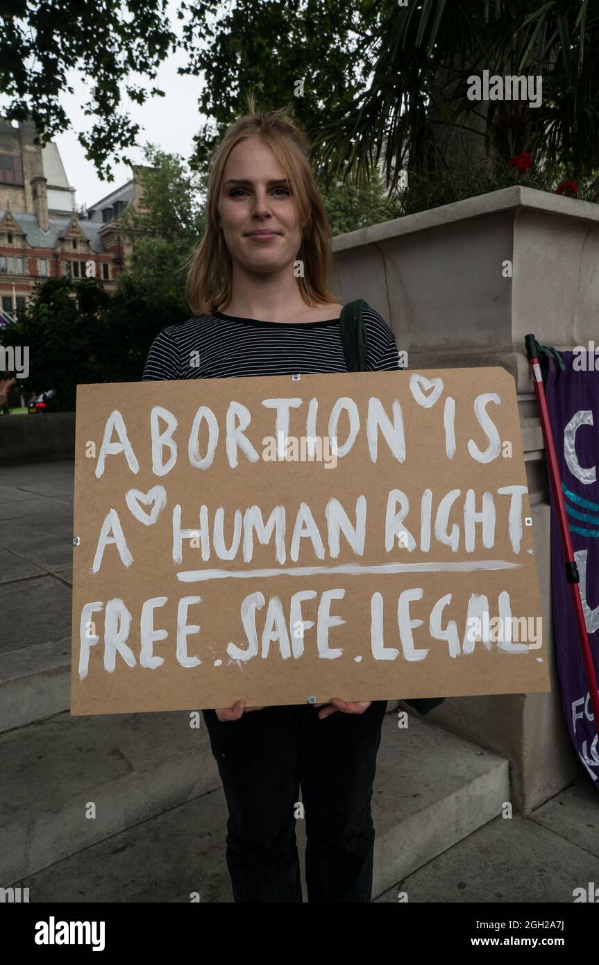 London, UK. 04th Sep, 2021. My body my choice counts attacks pro-life ...