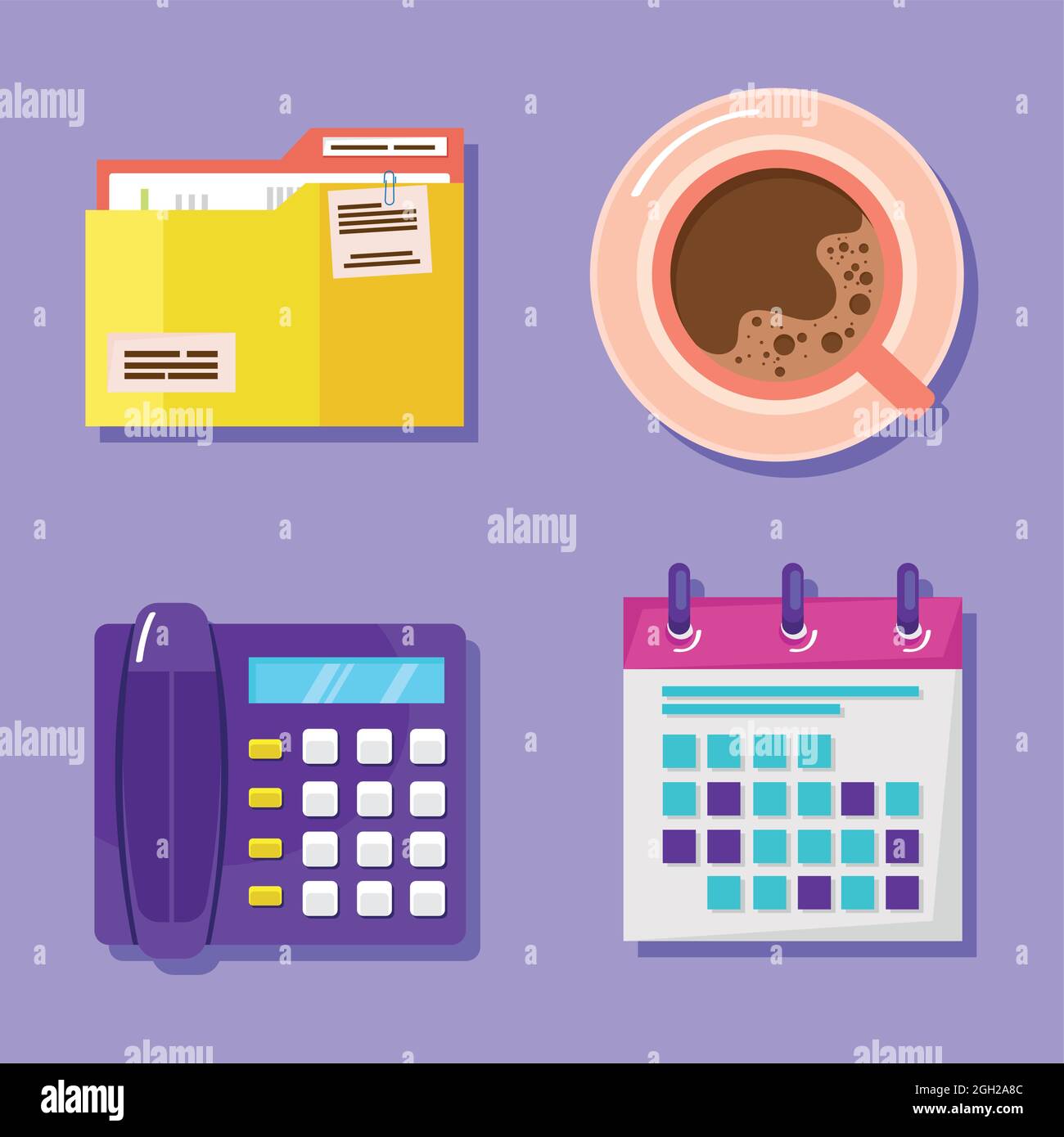 Financial management icon set Stock Vector Image & Art - Alamy