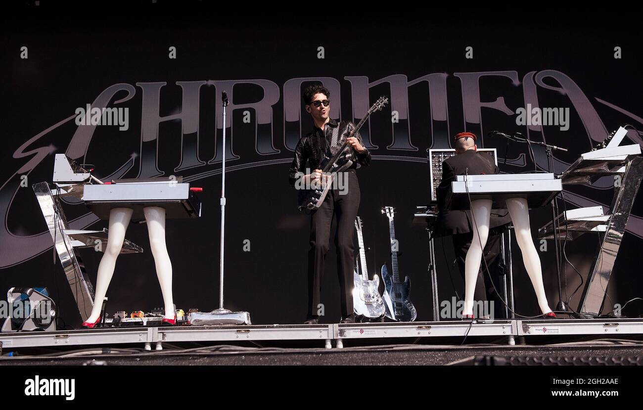 David Macklovitch and Patrick Gemayel of Chromeo performs at the 2021 ...