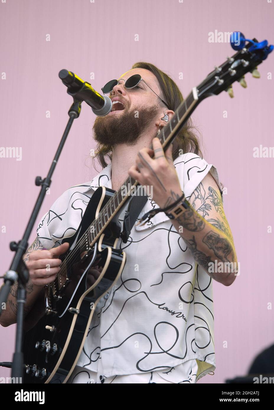 Benjamin Moore of Oliver Riot performs during the 2021 BottleRock Napa ...