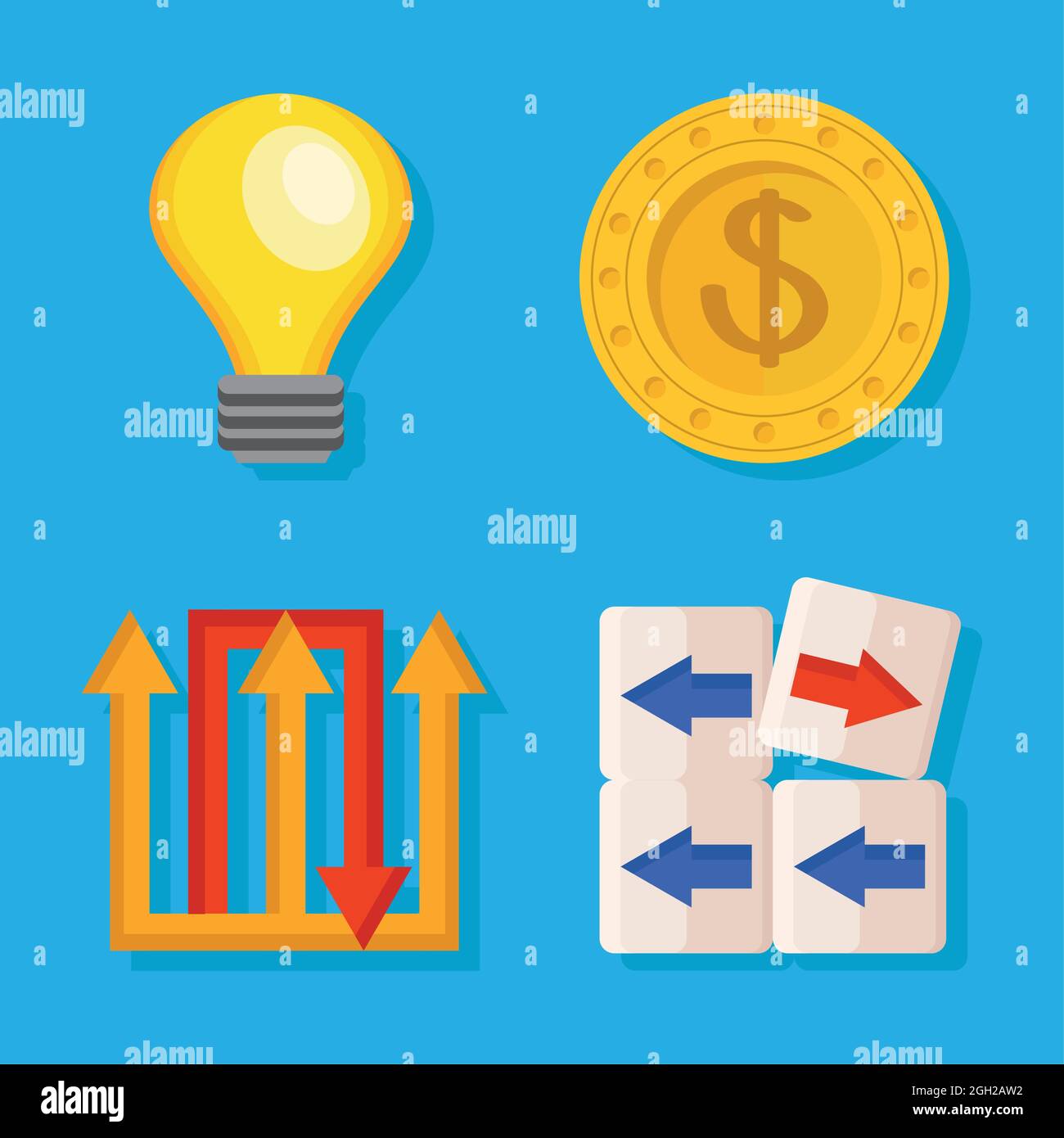 Disrupting symbol set Stock Vector Image & Art - Alamy