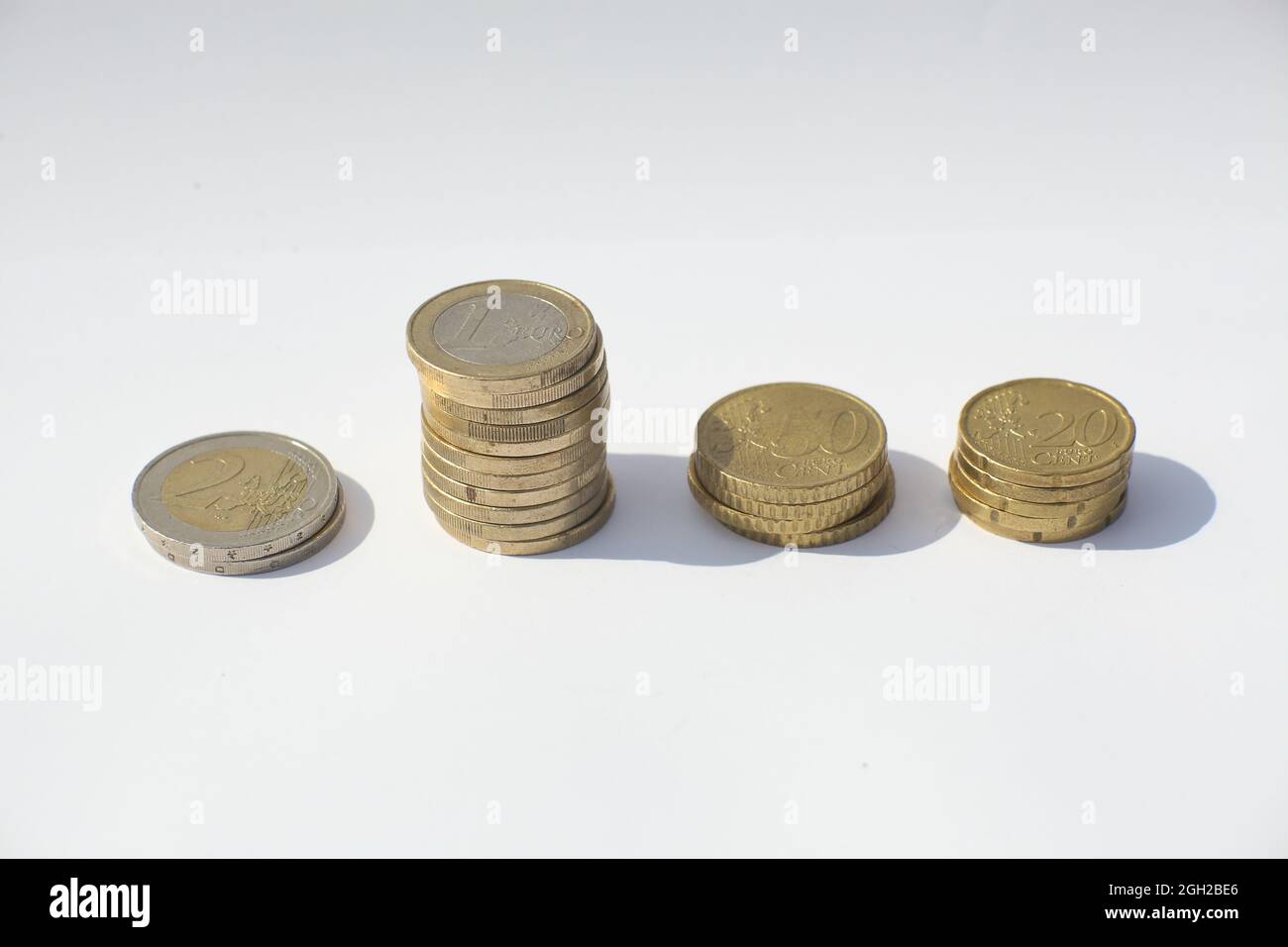 Coin stack inflation hi-res stock photography and images - Alamy