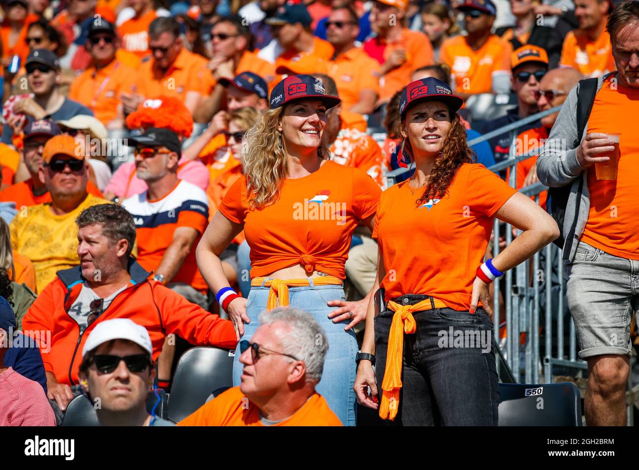 Zandvoort, Netherlands. 3rd September, 2021. Girl fans in the ...
