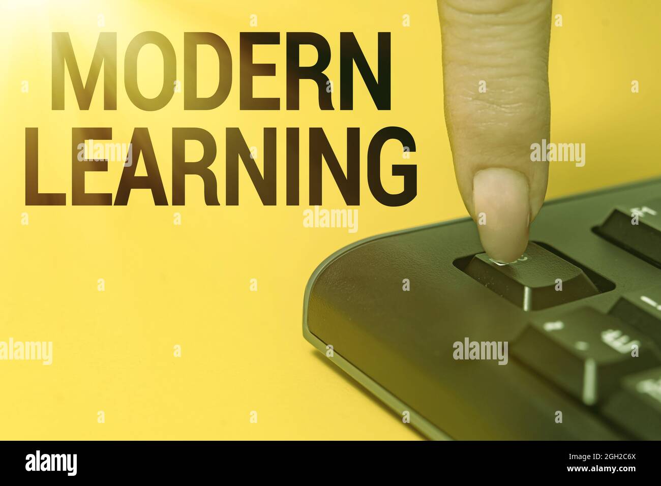 Conceptual display Modern Learning. Internet Concept flexible and agile ...