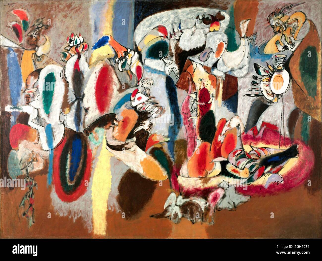 The Liver Is the Cock's Comb by Arshile Gorky (Vostanik Manoug Adoian ...