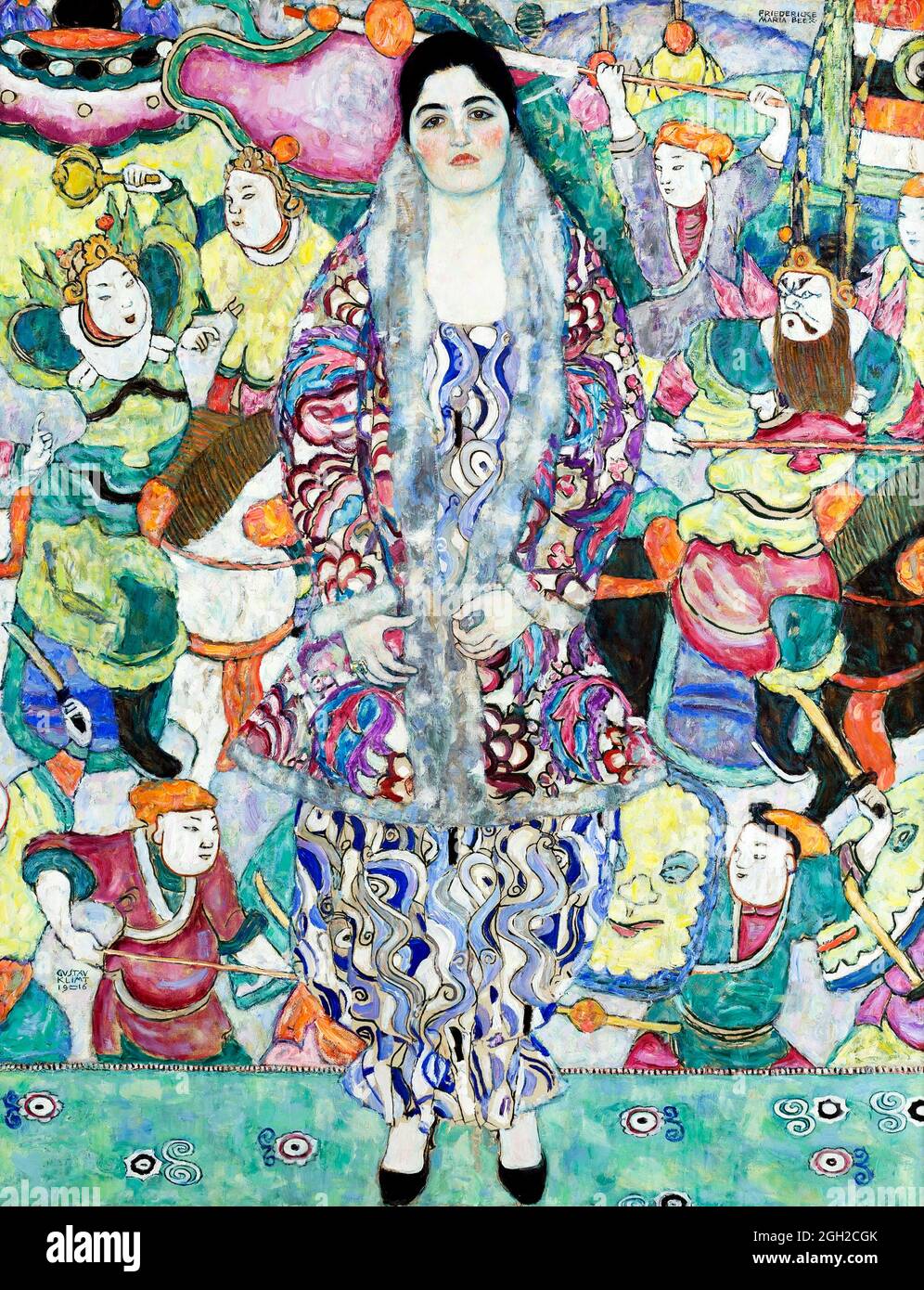 Portrait of Friederike Maria Beer by Gustav Klimt, oil on canvas, 1916 ...