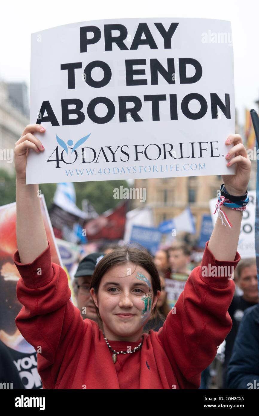 04 September 2021. London, UK. Photo by Ray Tang. Protesters take part ...