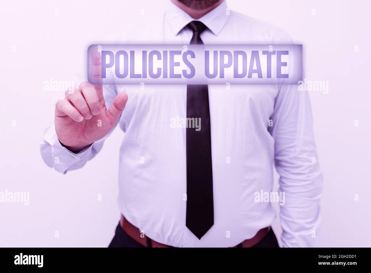 Text caption presenting Policies Update. Concept meaning act of adding ... Text caption presenting Policies Update. Concept meaning act of adding ...
