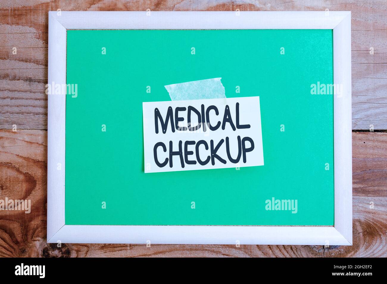 Hand writing sign Medical Checkup, Business approach medical ...