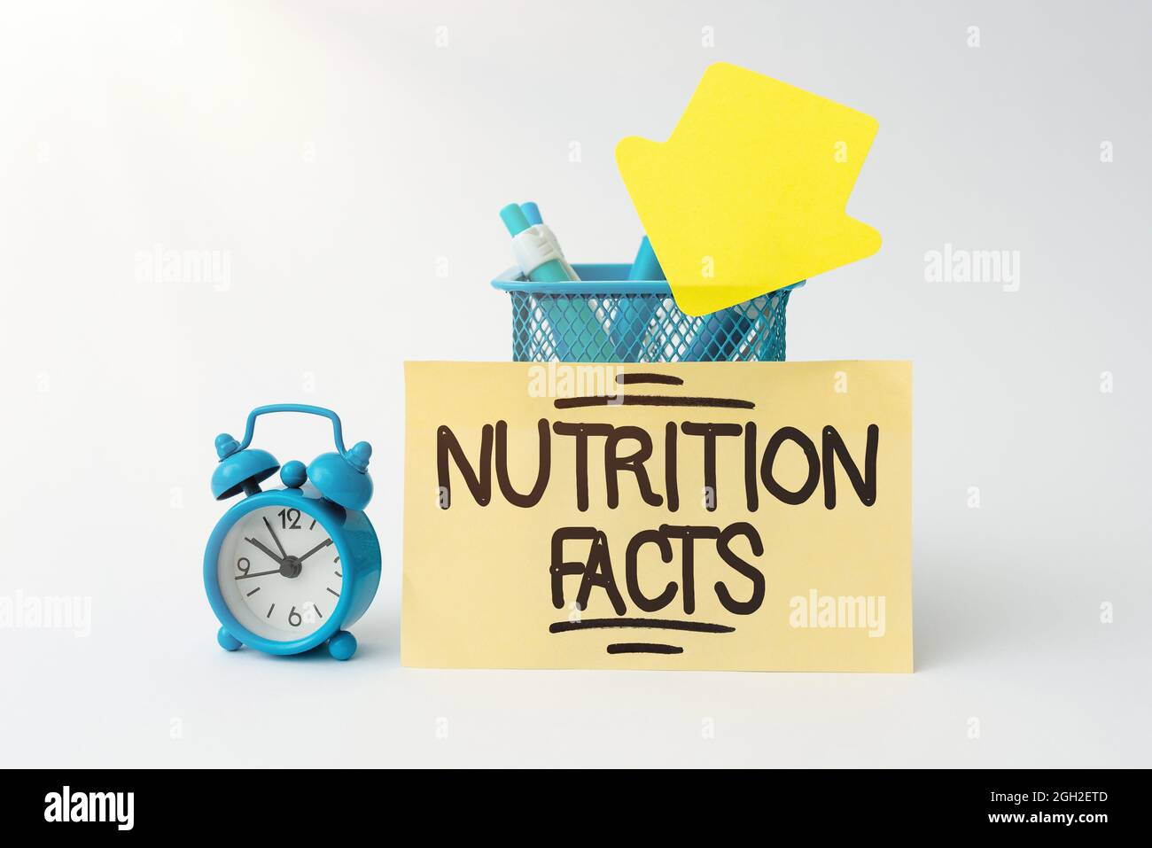 Text sign showing Nutrition Facts. Conceptual photo detailed ...