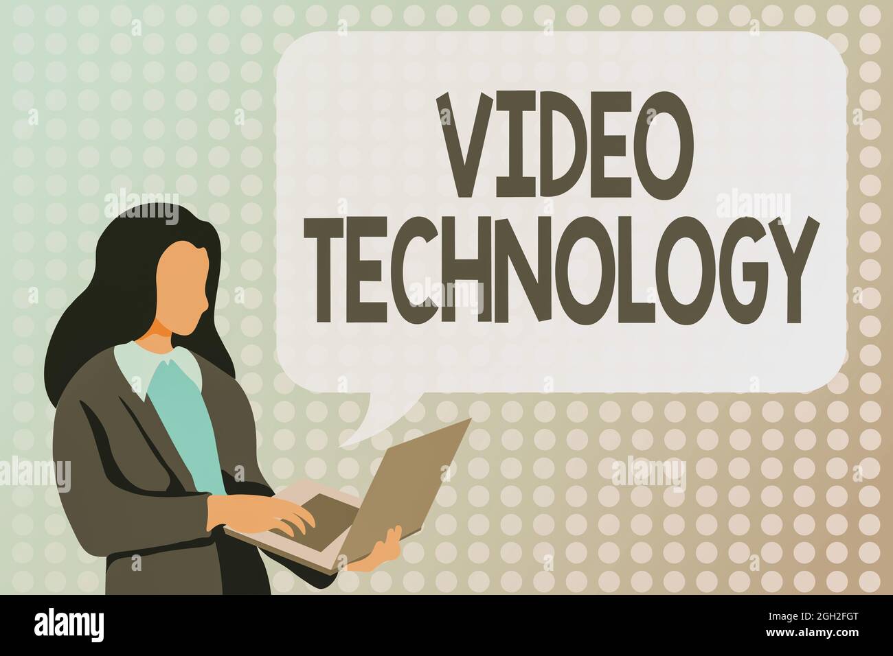 Conceptual display Video Technology. Business concept recording and ...
