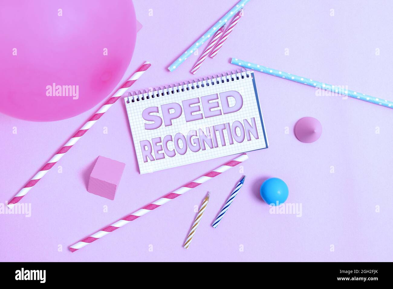 Inspiration showing sign Speed Recognition. Word Written on technology ...