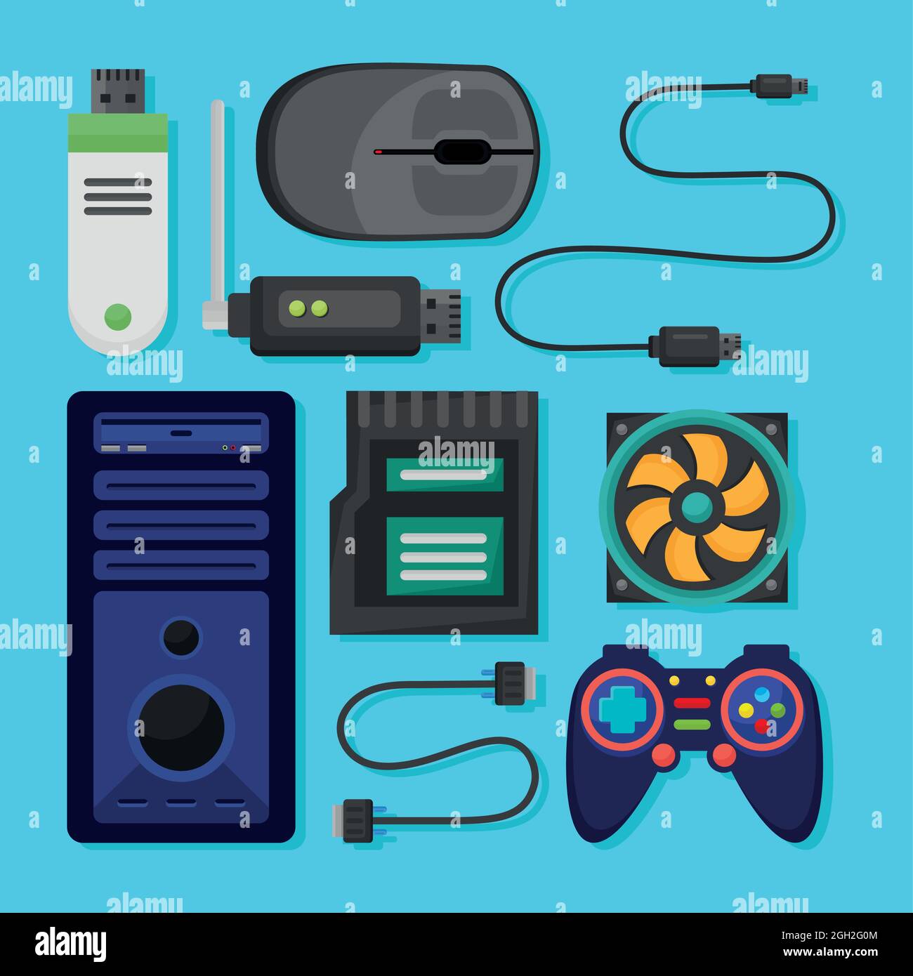 computer system icons Stock Vector Image & Art - Alamy