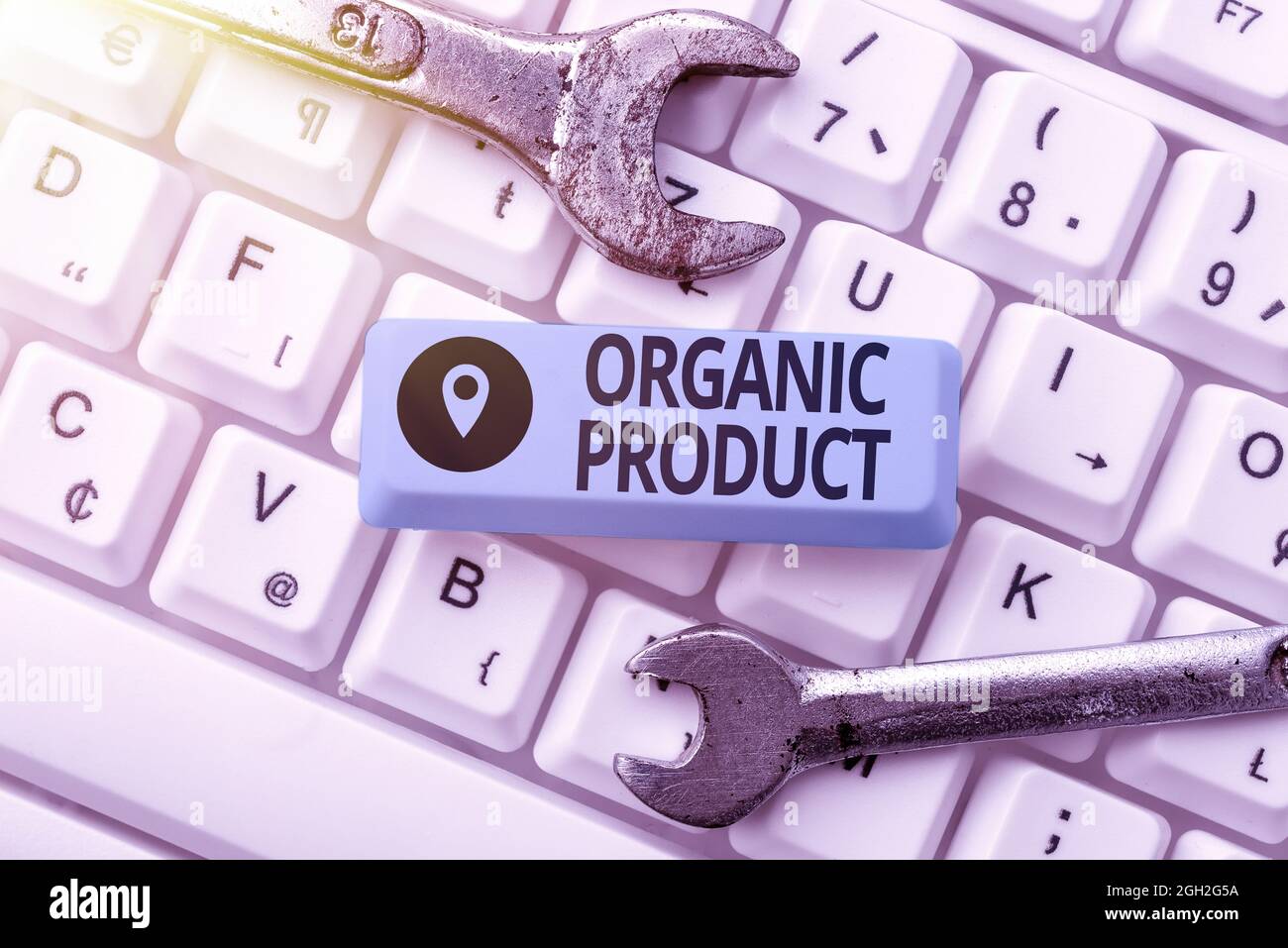 Inspiration showing sign Organic Product. Conceptual photo made from ...