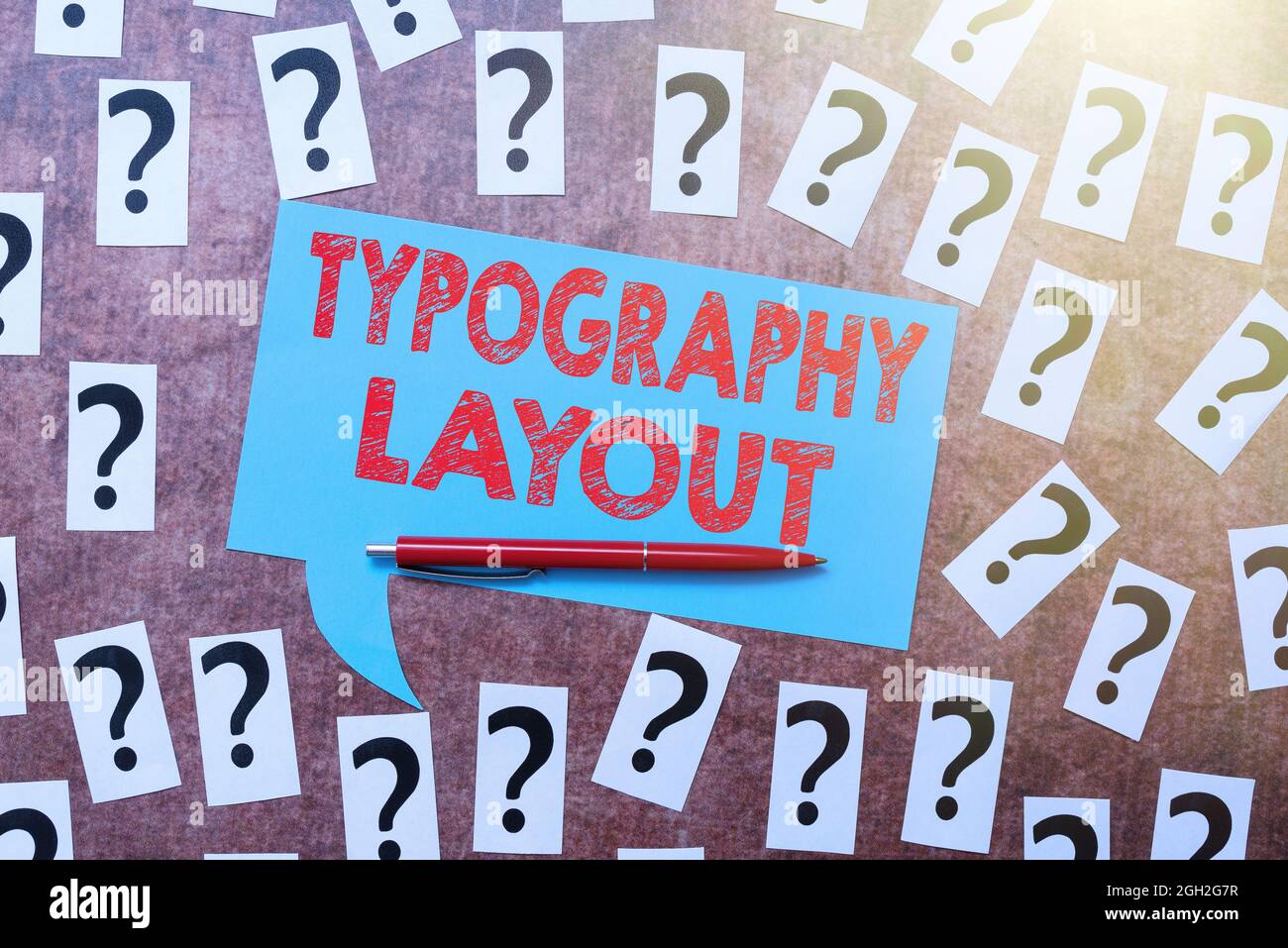 Handwriting text Typography Layout. Business showcase theory and ...