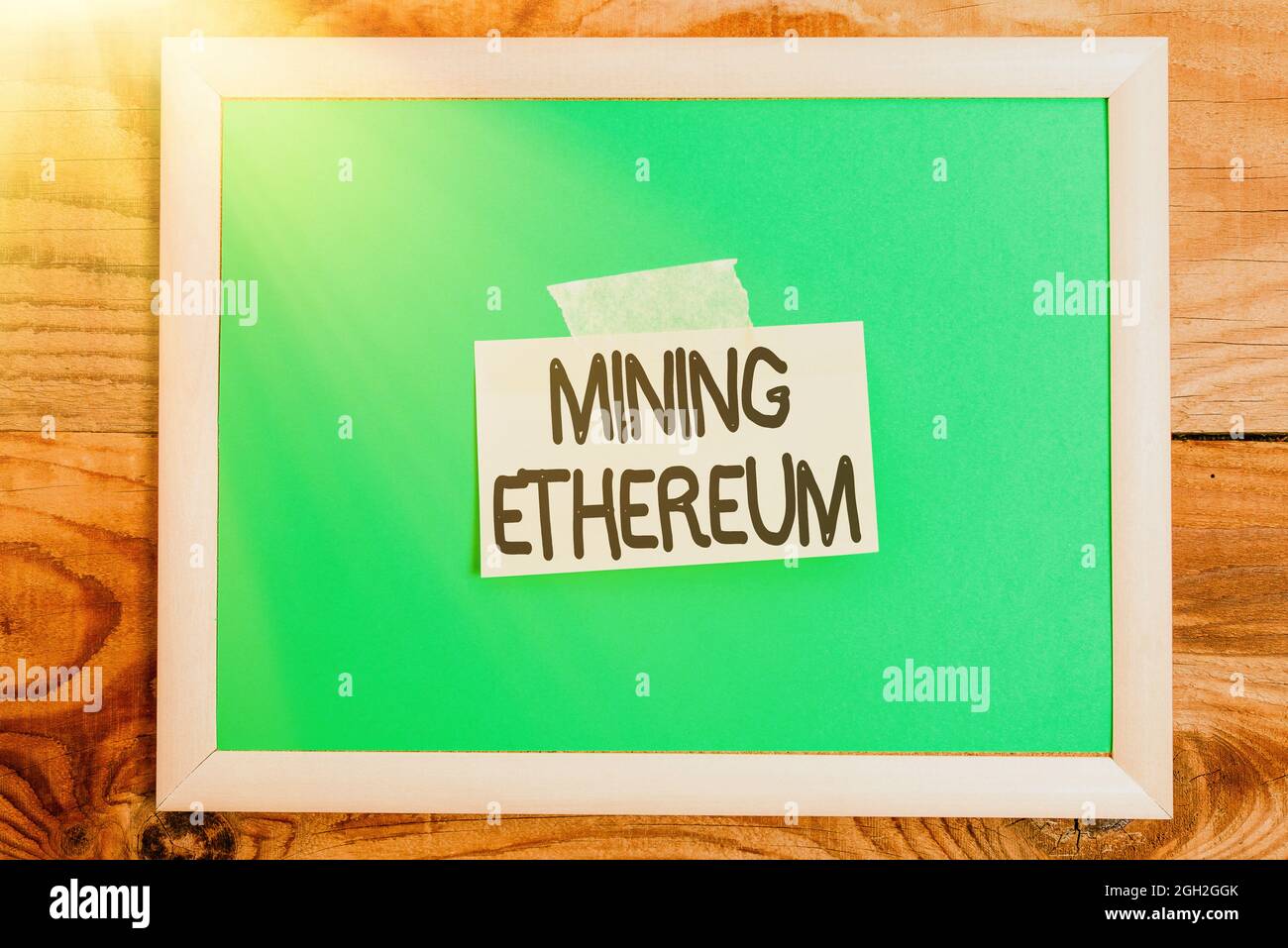 Inspiration showing sign Mining Ethereum. Concept meaning the process ...