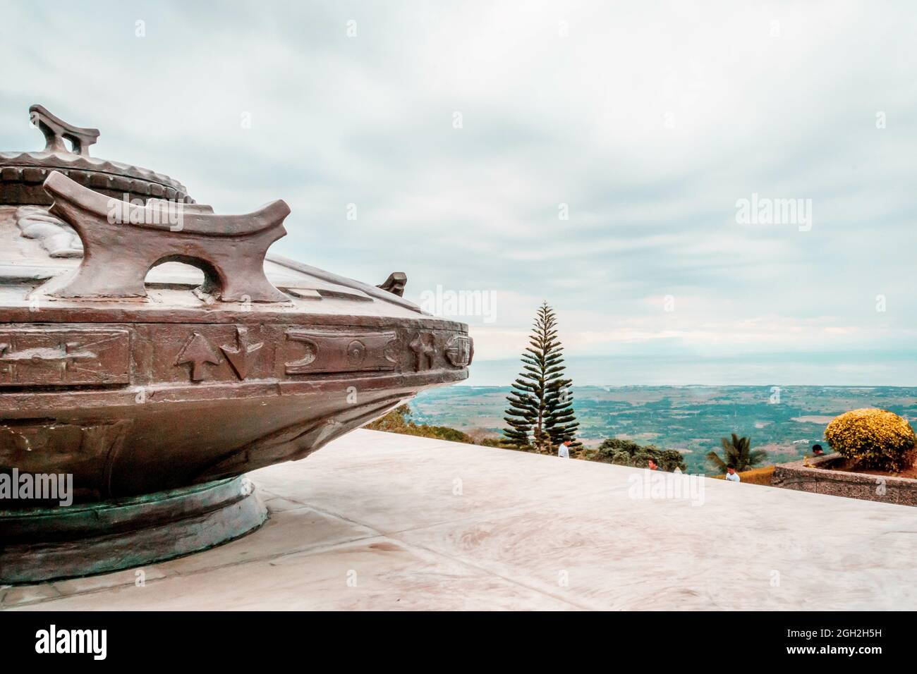 BATAAN, PHILIPPINES - Mar 15, 2017: A closeup shot of statue from the ...