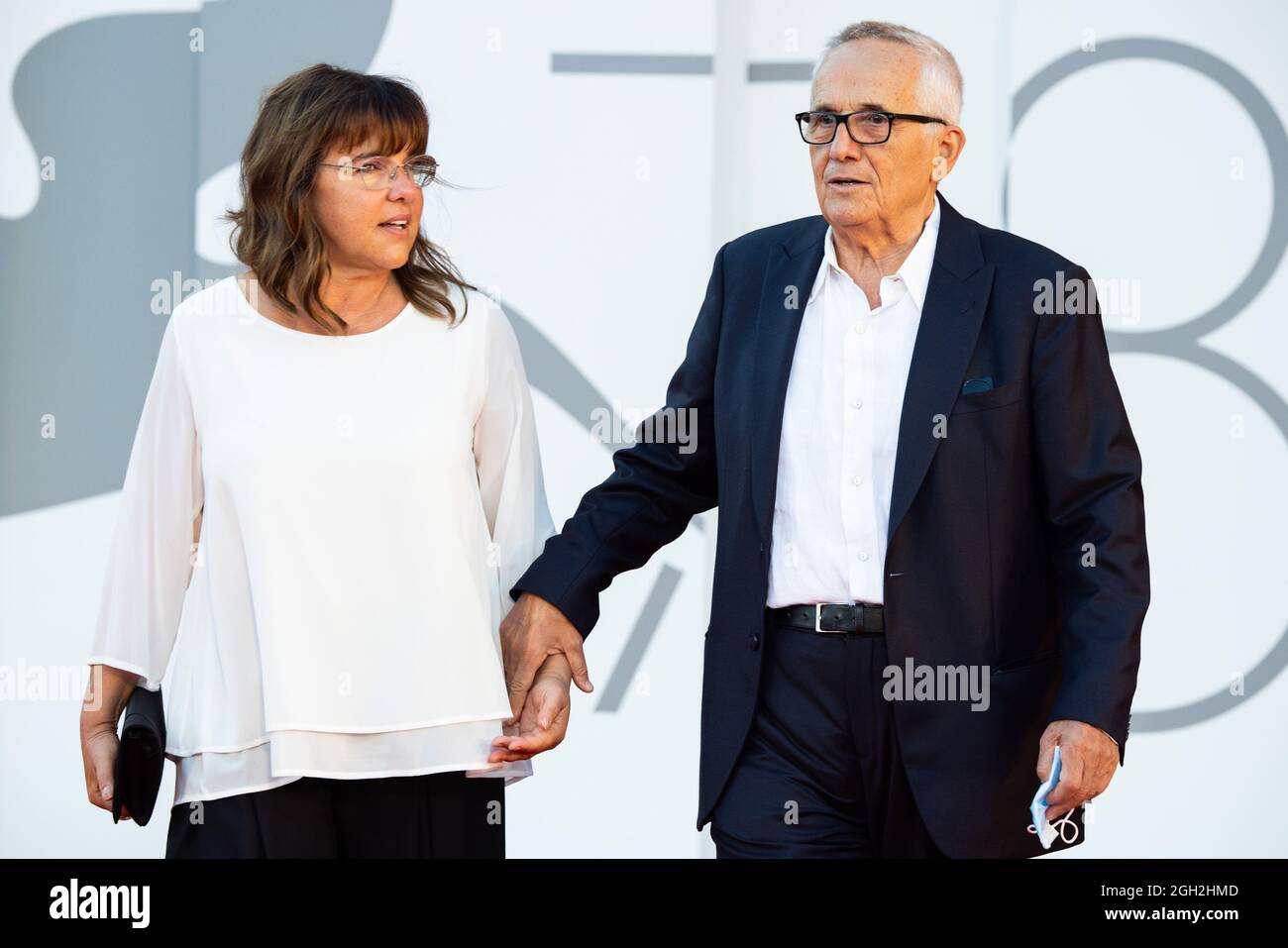 Francesca Calvelli anc Marco Bellocchio attend the red carpet of the ...