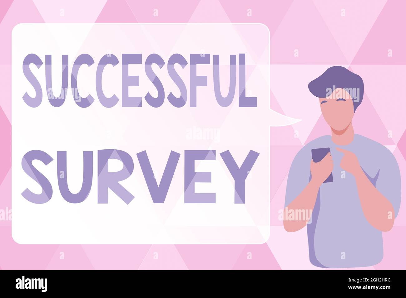 Conceptual caption Successful Survey. Business approach measure of ...