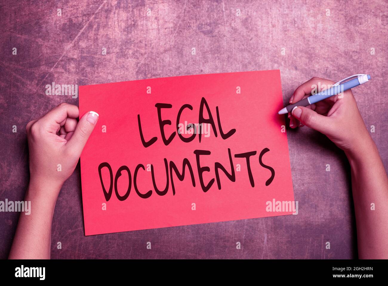 Sign displaying Legal Documents. Business idea a document concerning a ...