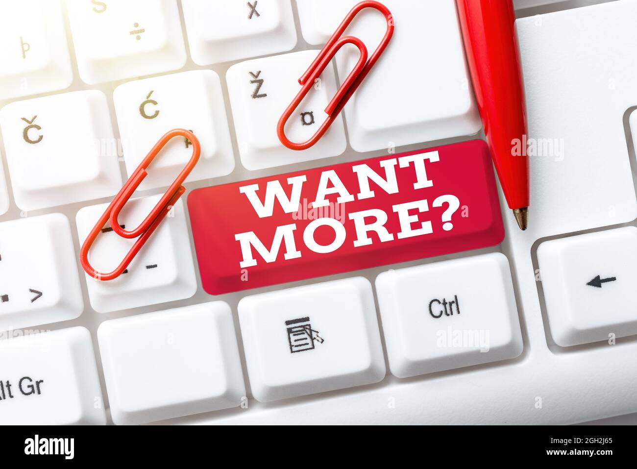 Text showing inspiration Want Morequestion. Business concept If you ...