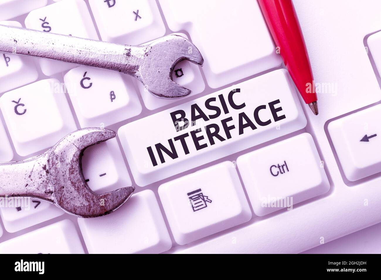 Writing displaying text Basic Interface. Business approach boundary ...