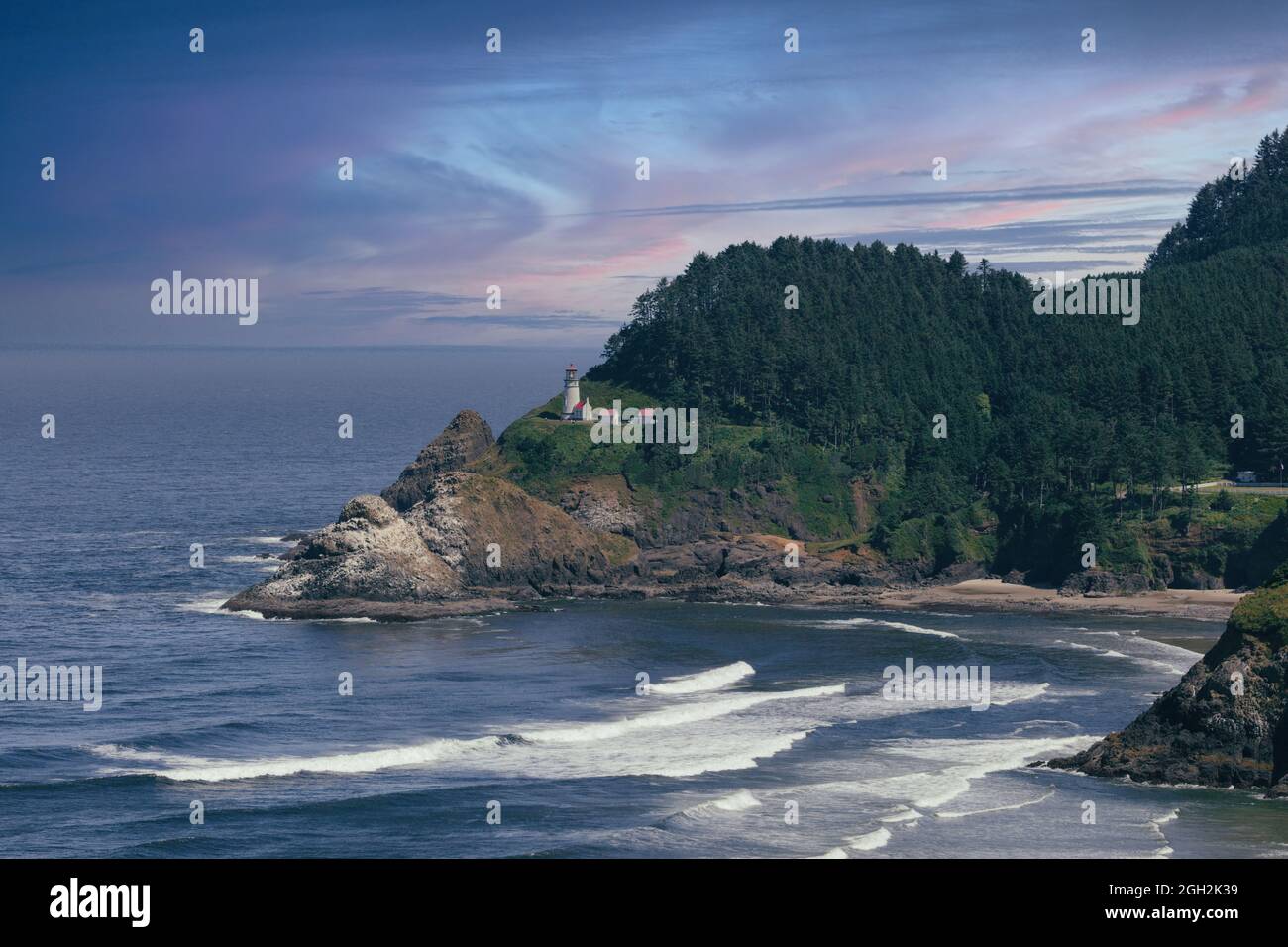 The beautiful coastline of Highway 101 in California, USA Stock Photo ...