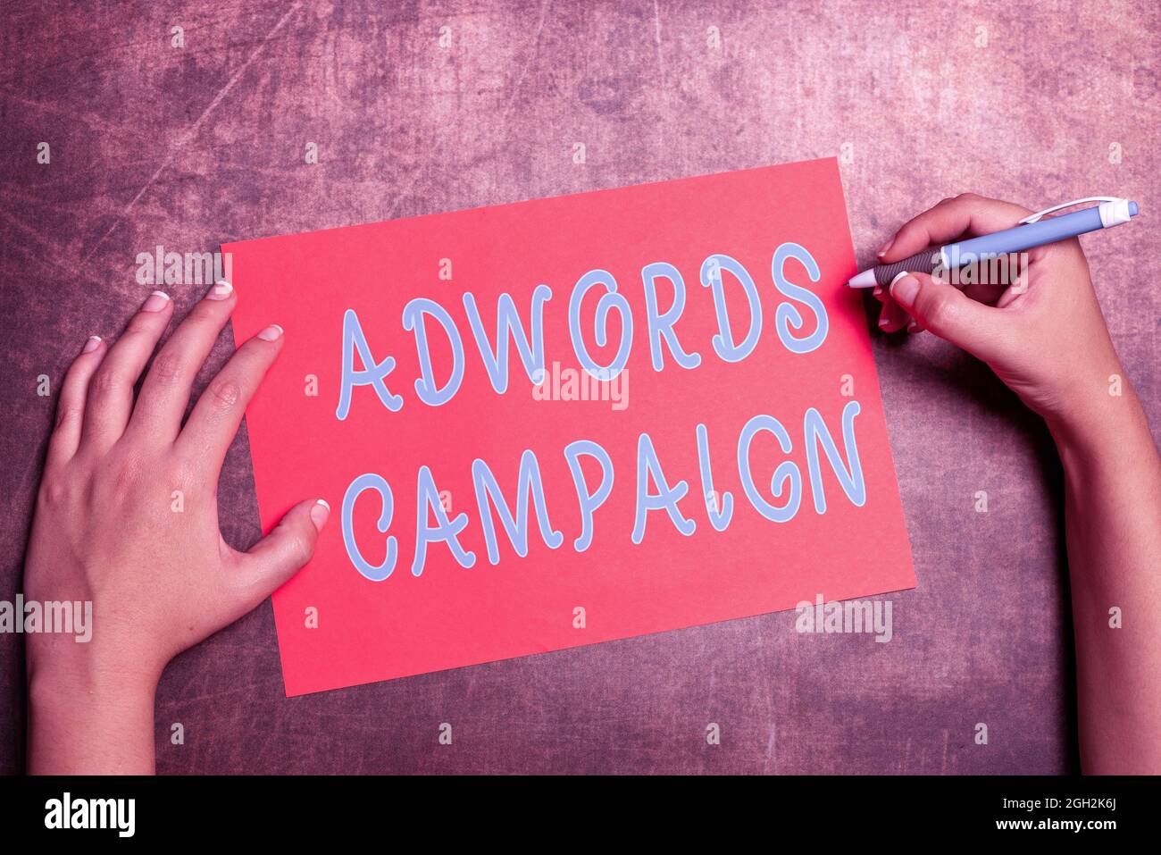 Text sign showing Adwords Campaign. Word Written on strategy for ...