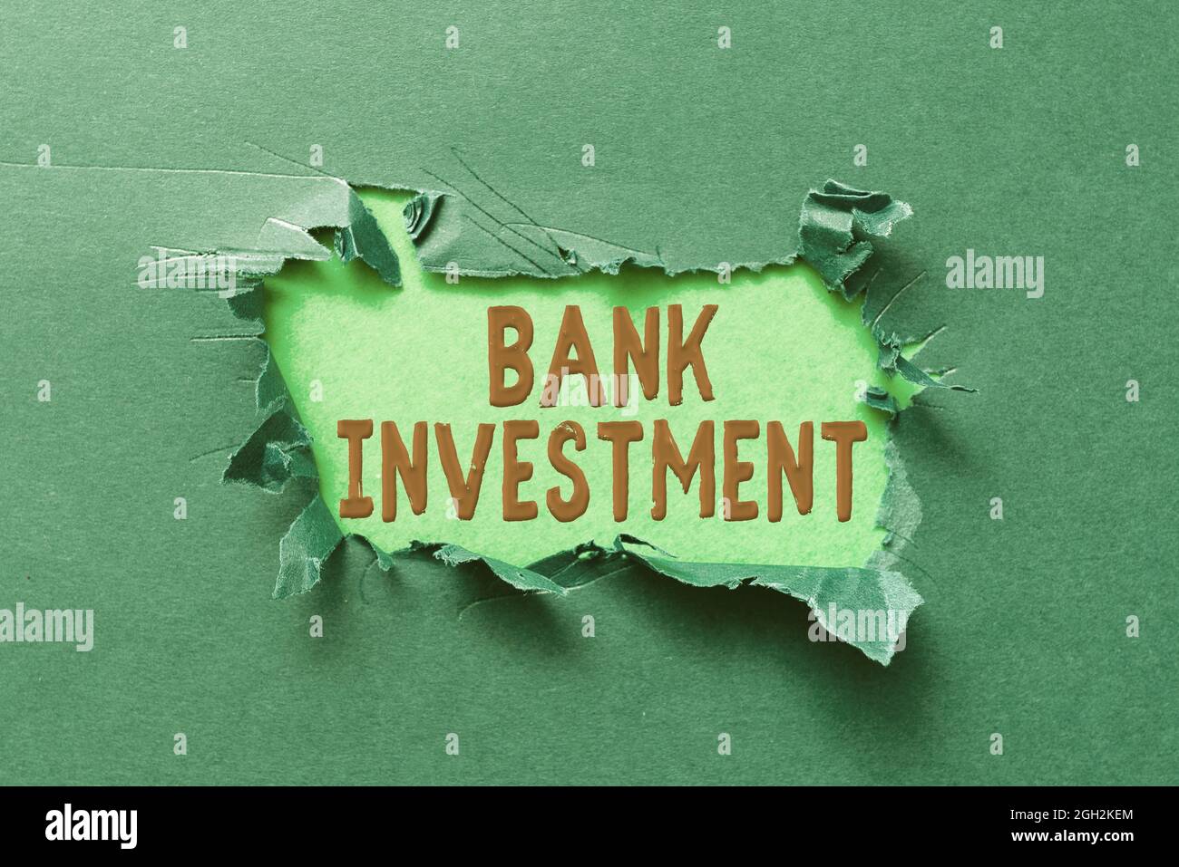 Text caption presenting Bank Investment. Concept meaning financial ...