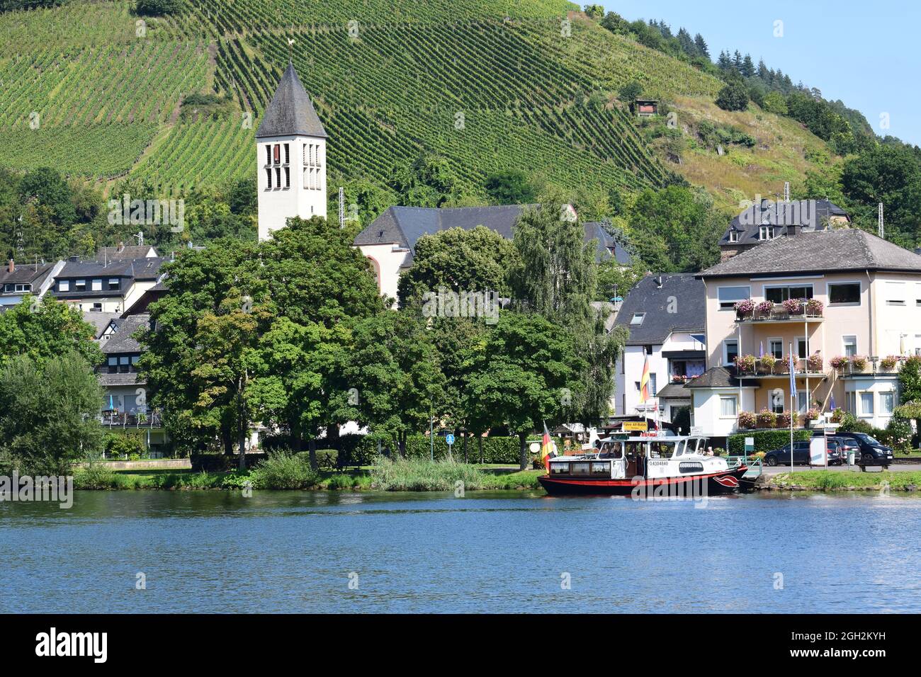 waterfront of Bullay Stock Photo - Alamy