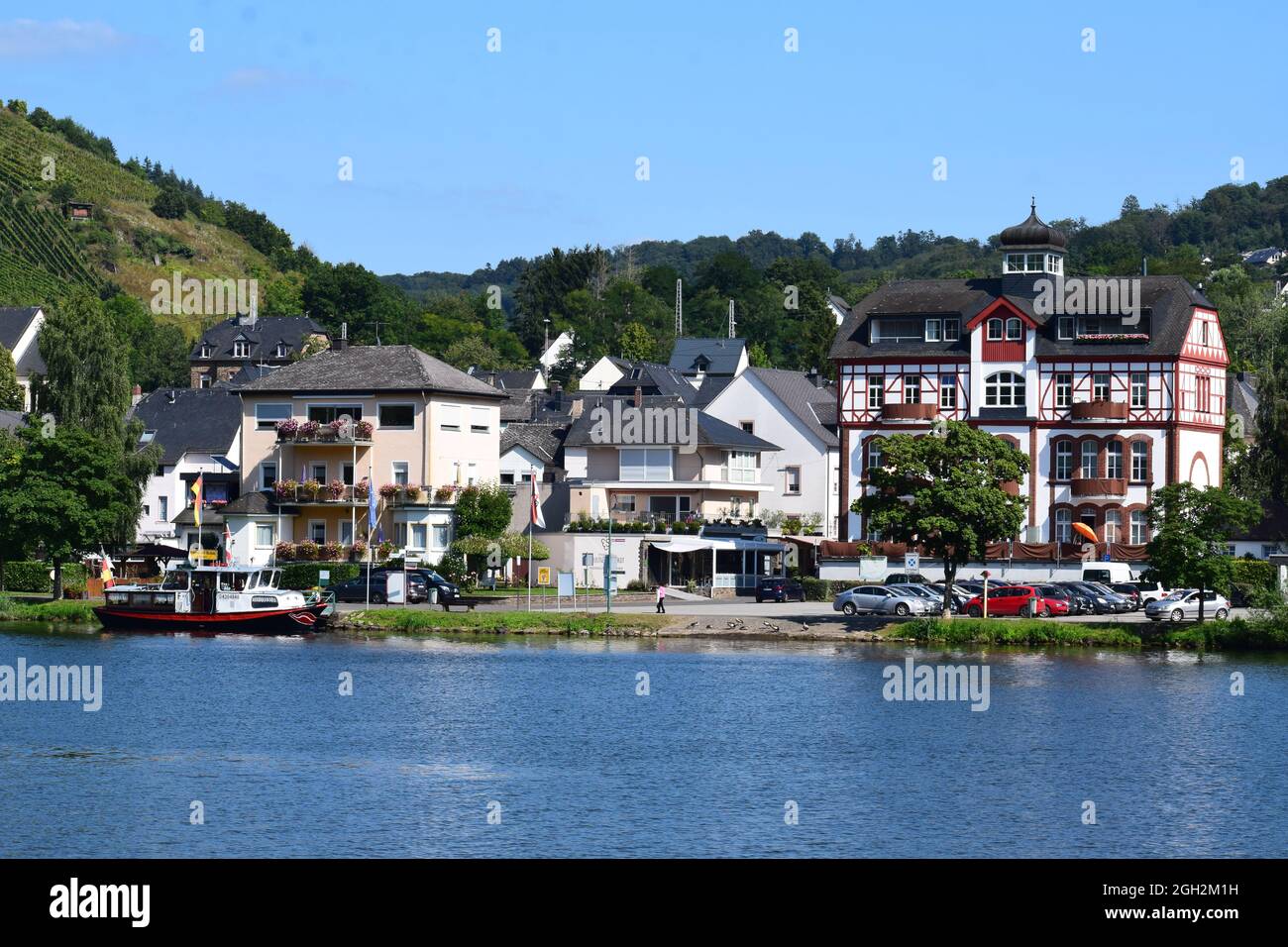 waterfront of Bullay Stock Photo - Alamy