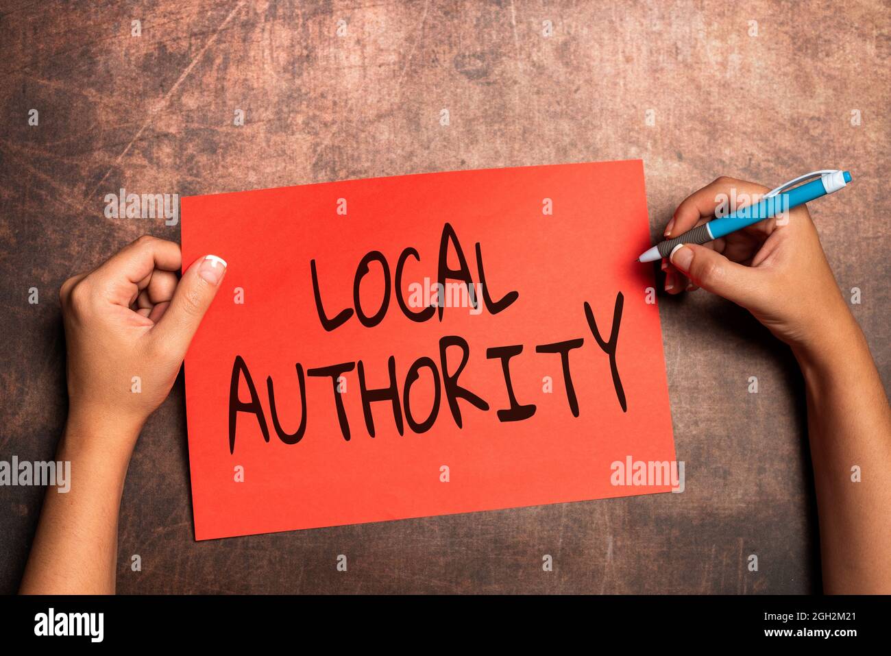 Sign displaying Local Authority. Conceptual photo the group of showing ...