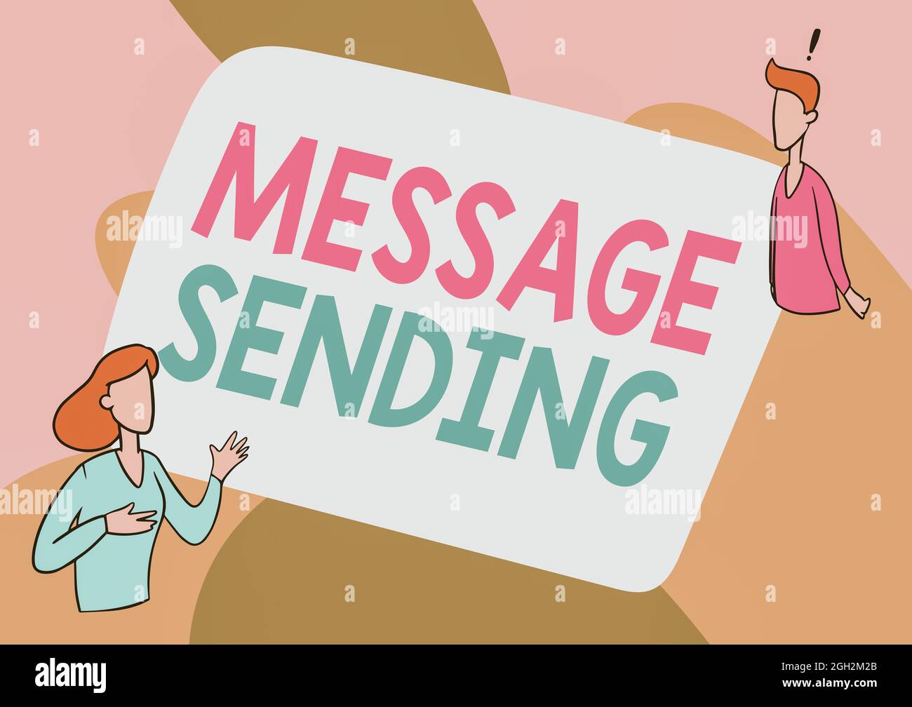 Hand writing sign Message Sending. Internet Concept to convey or ...