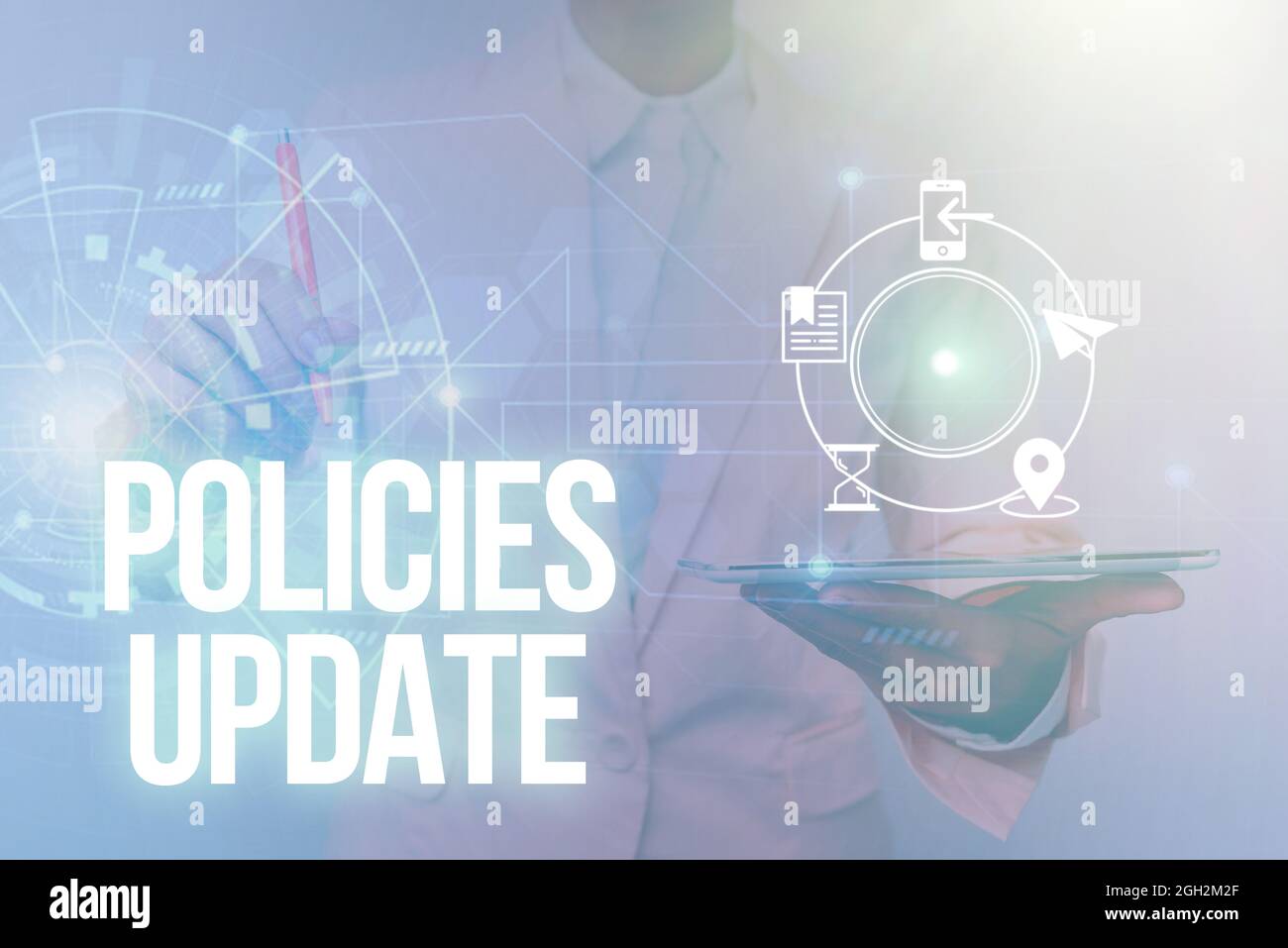 Text Showing Inspiration Policies Update Word For Act Of Adding New Information Or Guidelines