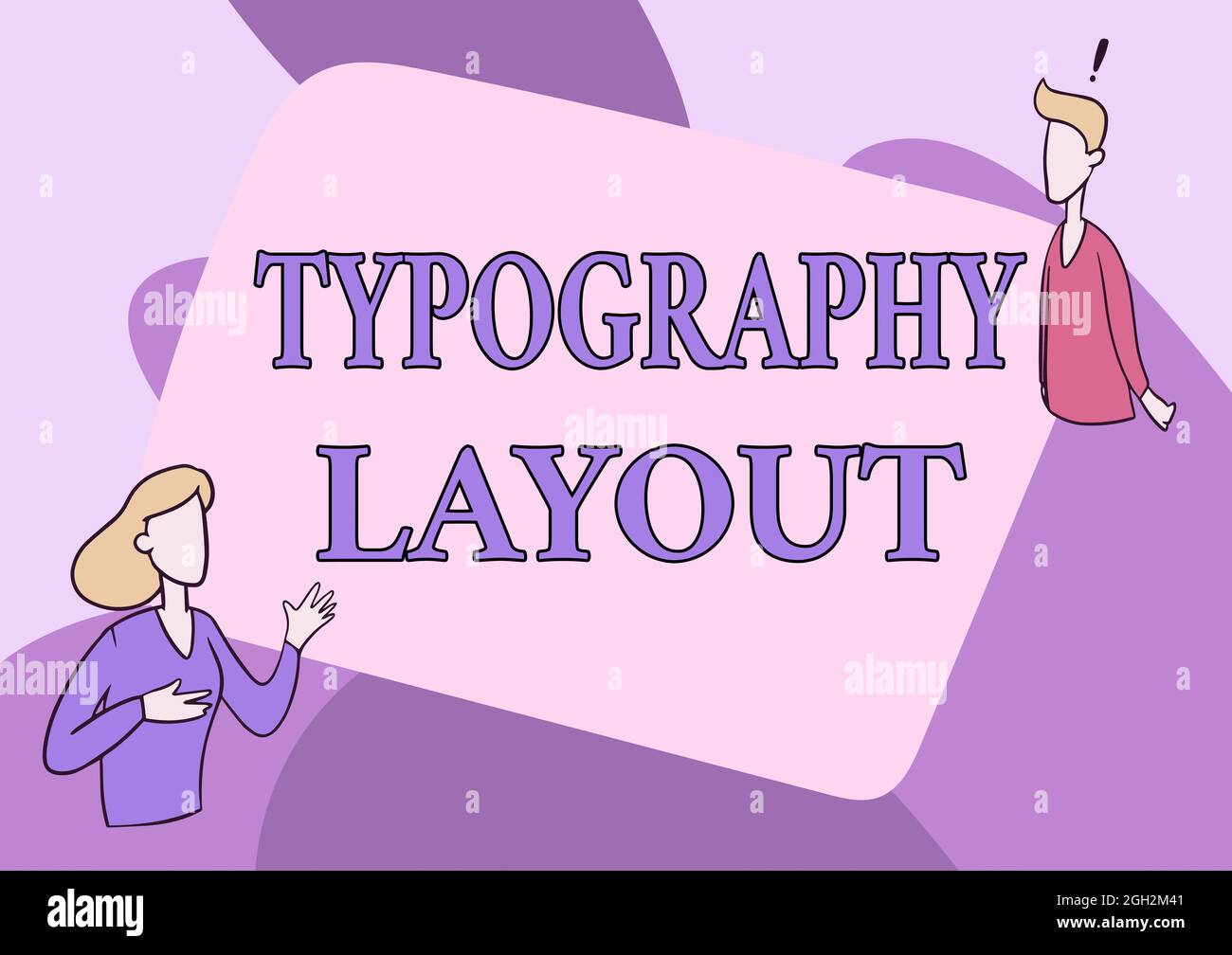Conceptual display Typography Layout. Word for theory and practice of ...