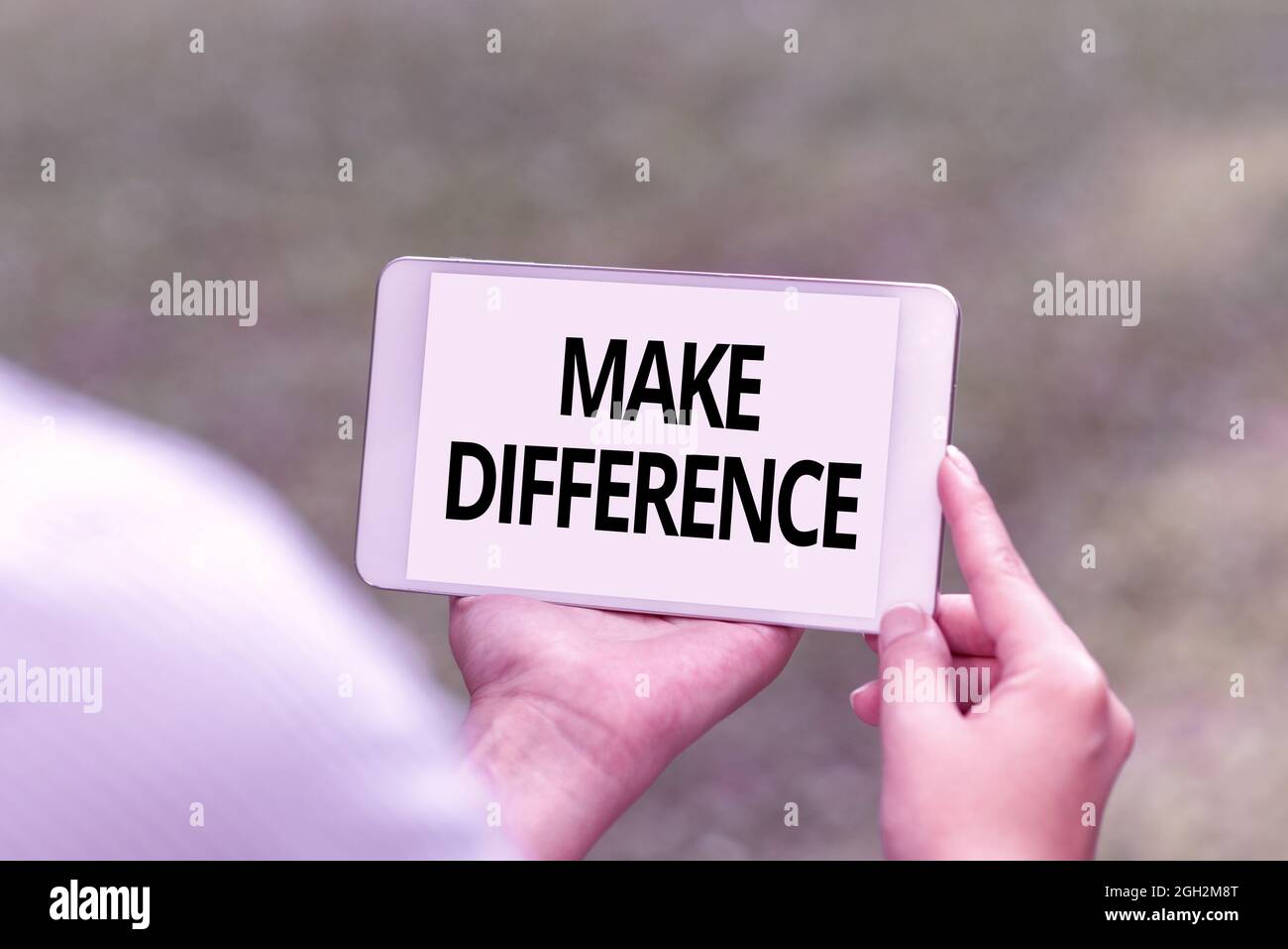 Sign displaying Make Difference. Business idea to cause a change To be ... Sign displaying Make Difference. Business idea to cause a change To be ...