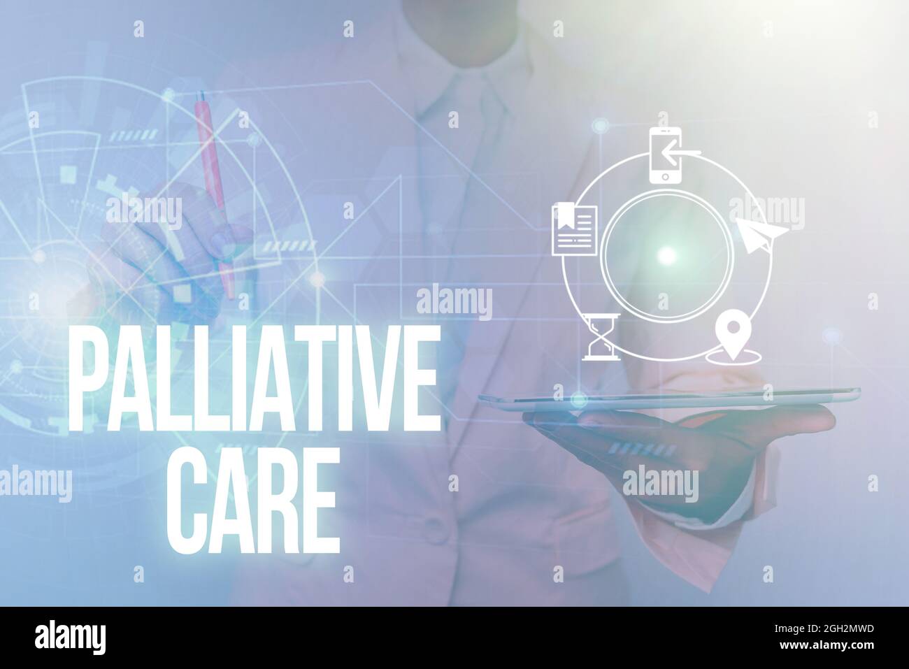 Inspiration showing sign Palliative Care. Business idea specialized ...