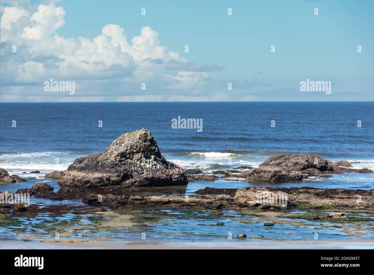 The beautiful coastline of Highway 101 in California, USA Stock Photo ...