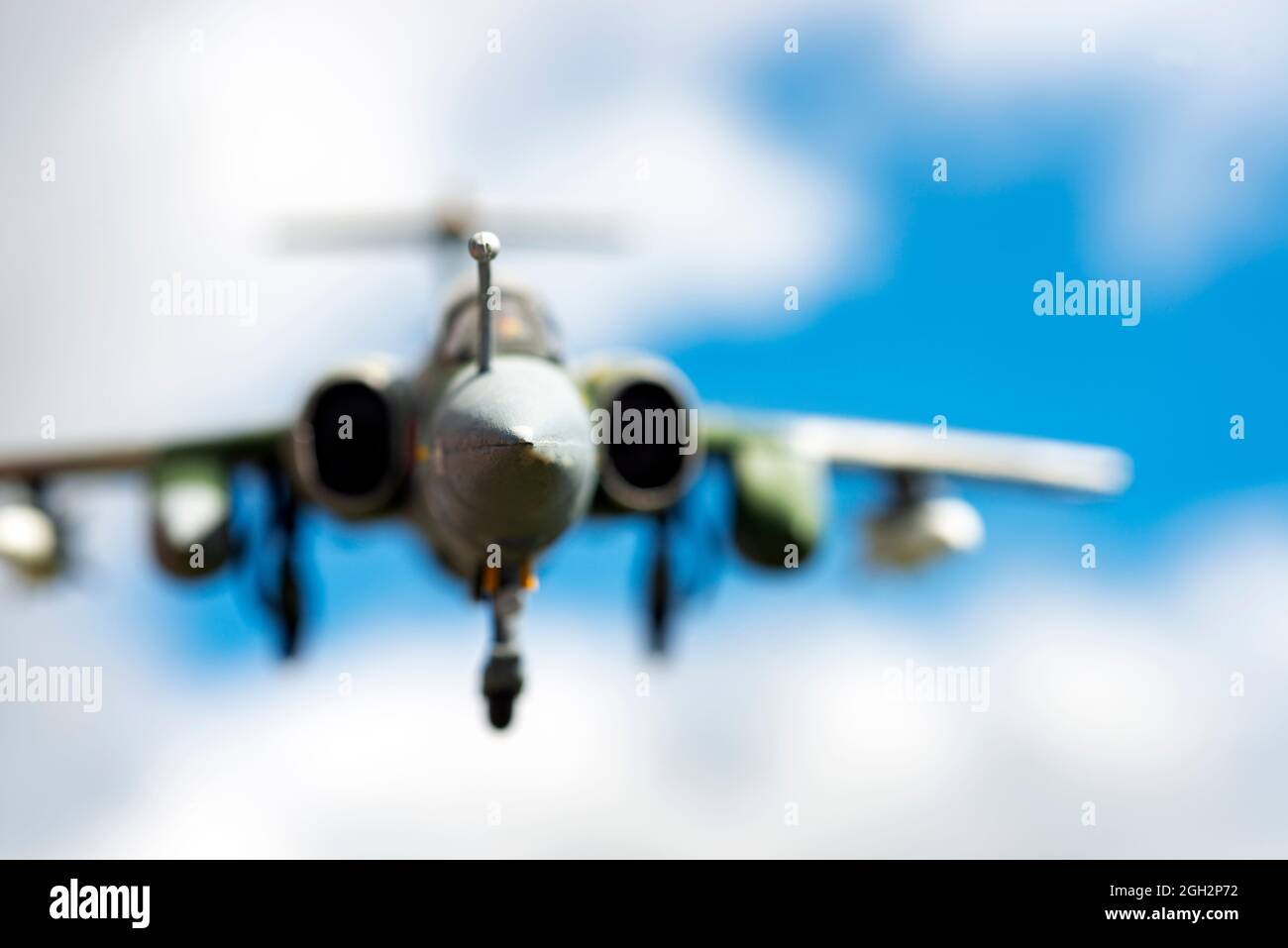 Airfix 1/72 scale Buccaneer low level bomber model aircraft Stock Photo ...