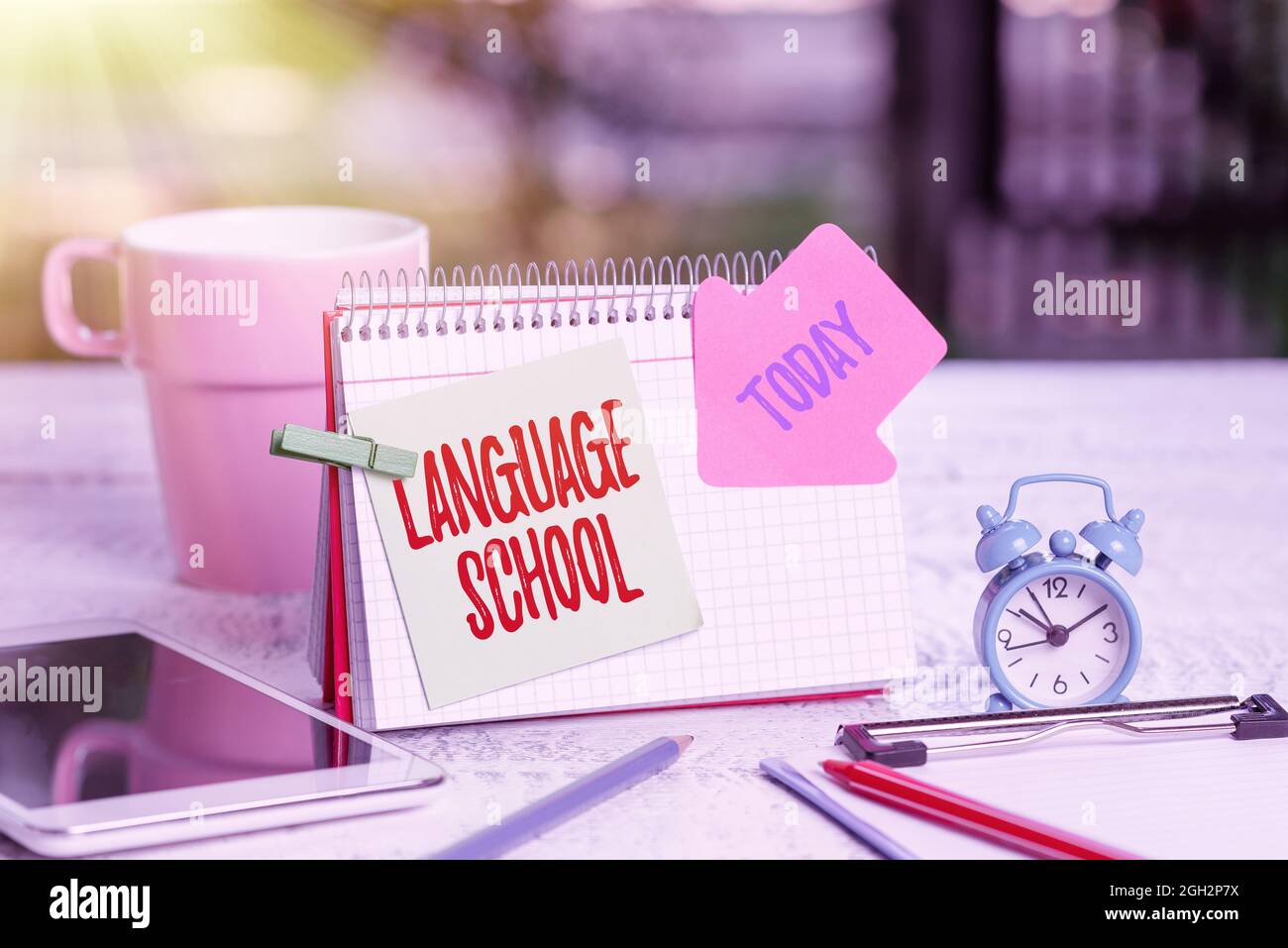 Inspiration showing sign Language School. Internet Concept educational ...