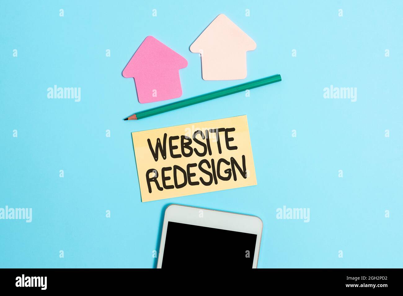 Text showing inspiration Website Redesign. Word Written on modernize improver or evamp your ...