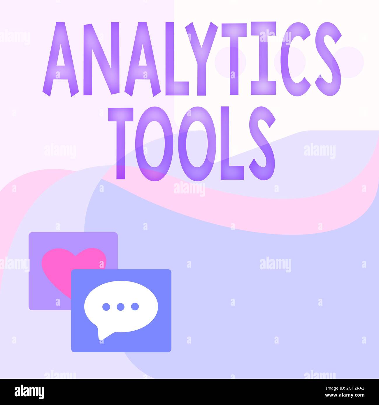 Hand writing sign Analytics Tools. Business idea pieces of web application analysis software ...