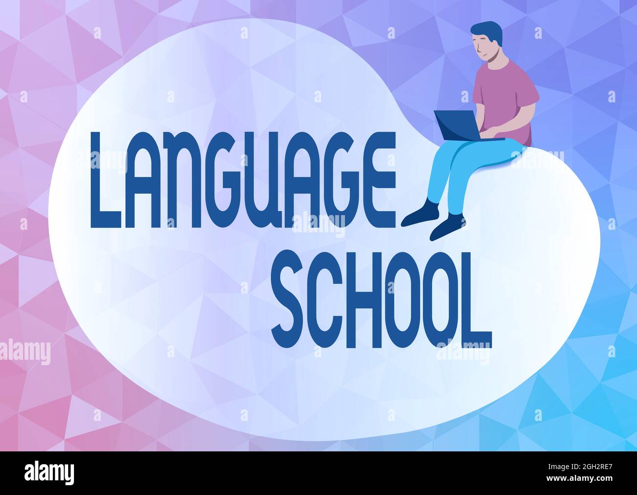 Inspiration showing sign Language School. Business concept educational ...