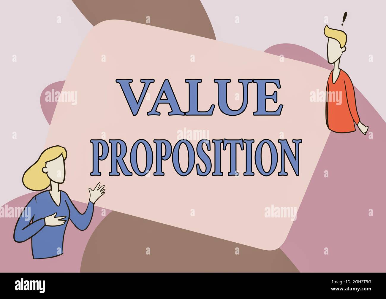 Text showing inspiration Value Proposition. Business showcase make a ...