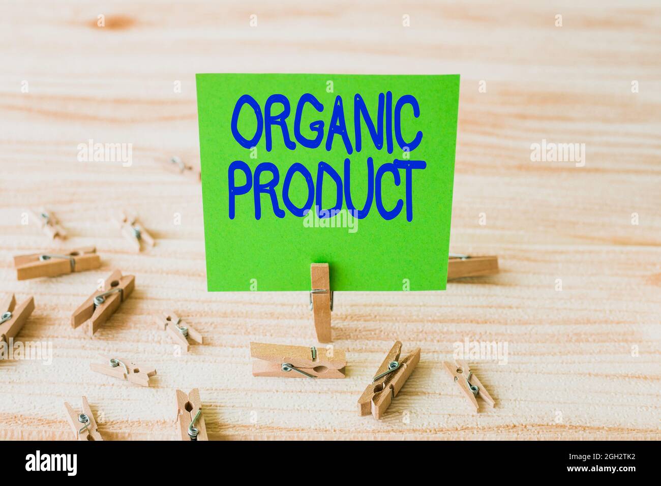 Conceptual display Organic Product, Business approach made from ...